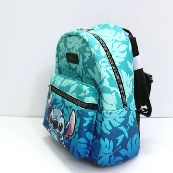 Loungefly | Bags | Disney Lilo Stitch Tropical Leaves Mini Backpack | Poshmark